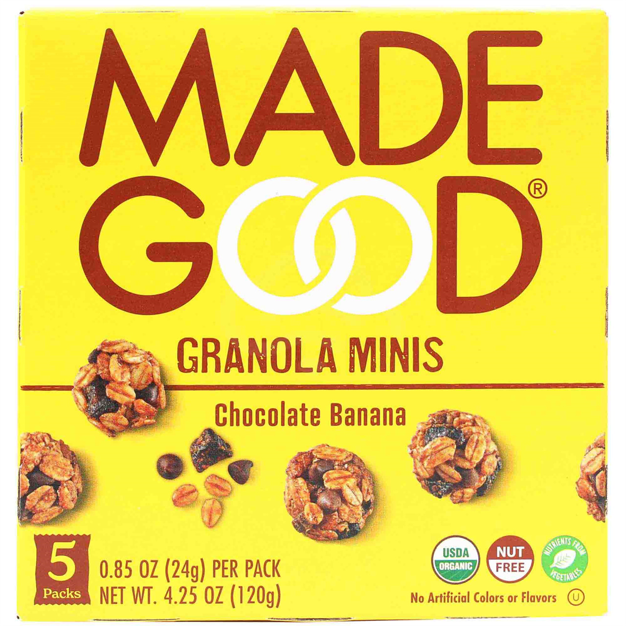 Madegood Granola Mini Choco Banana 5 Pc Kosher Kingdom Miami
